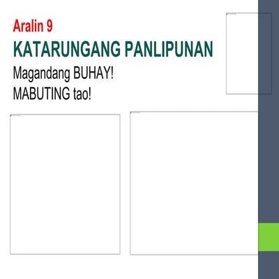 EsP 9 Katarungang Panlipunan | PPTX