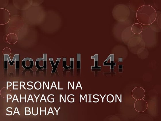 GRADE 10 ESP MODULE 7 | PPT