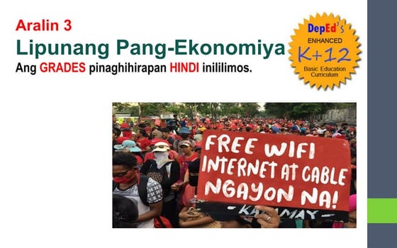 Quarter 1_ ESP 9_ Lipunang Pang-ekonomiya | PPTX