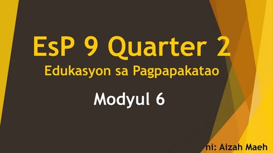 EsP 9 Q2 Modyul 5.pptx
