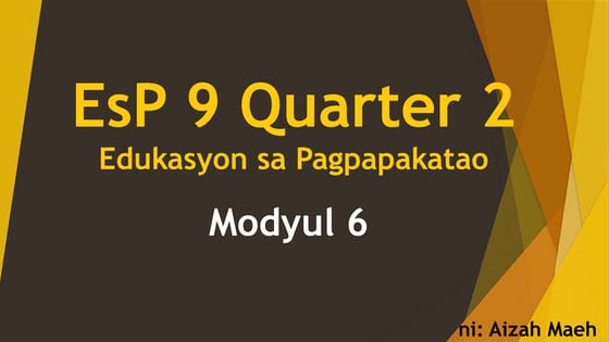 ESP-9 QUARTER 2 karapatan at tungkulin p | PPTX