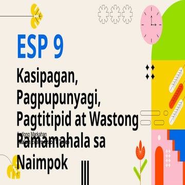 EsP 9-Modyul 11 | PPTX