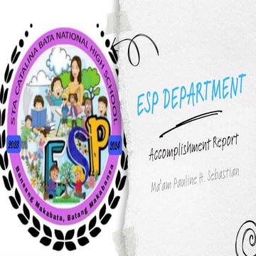 ESP Accomplishment report.pptx