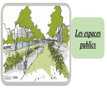 espaces publics.pptx dans le cadre d'un projet urbain | PPTX