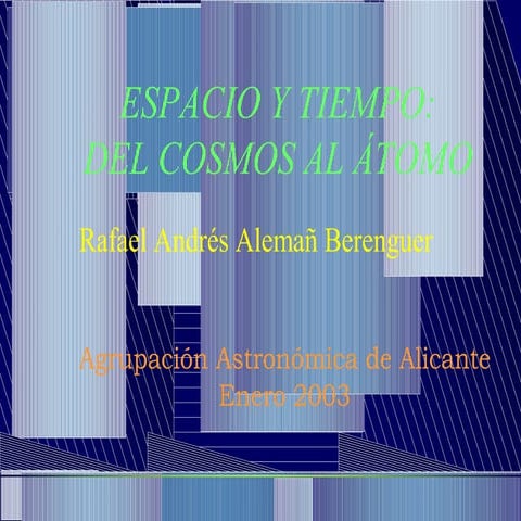 Espacio y tiempo | PPT