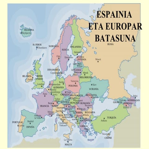 Espainia eta europar batas | PPT