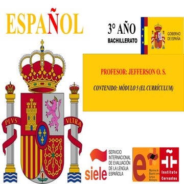 ESPAÑOL 3° AÑO - el curriculum.pptx