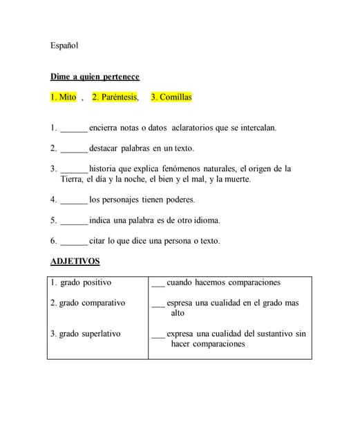 One hen vocabulary | PPT