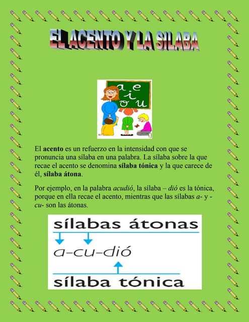 Silabas tonica y atona | PPT
