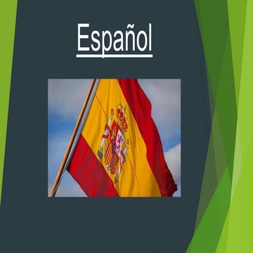 Español first class notes , help to learn | PDF