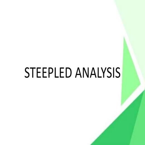 THE IMPORTANCE OF STEEPLED ANALYSIS IN THE BUSINESS | PPTX