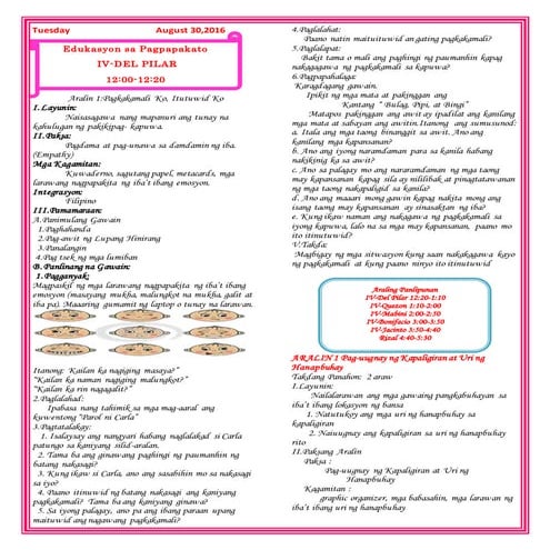 Esp aralin 1 pagkakamali ko itutuwid ko (repaired) | PDF