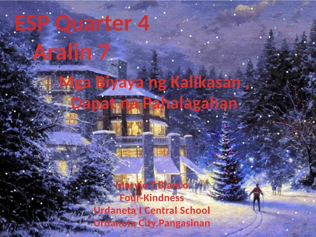 ESP 5 PPT Q3 W5 Day 1-5 - Nakapagpapakita Ng Magagandang Halimbawa Ng Pagiging Responsableng ...