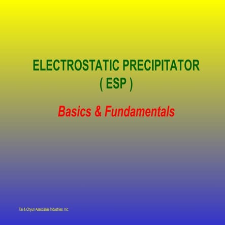 ESP Basics & Fundamentals.ppt. This is ppt only | PPT