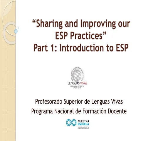 Esp course introduction | PPT