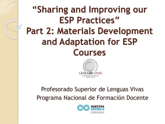 Esp course introduction | PPT