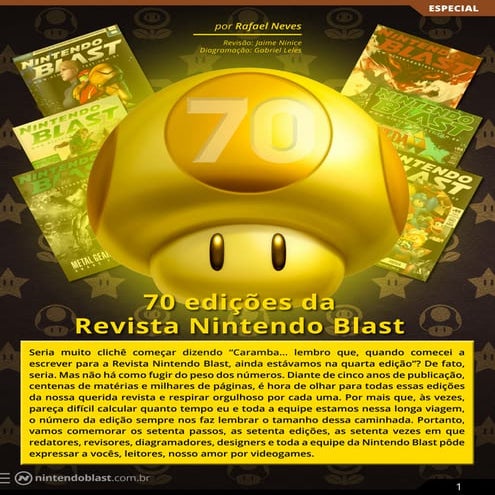 [Especial] 70 edições da Revista Nintendo Blast | PDF