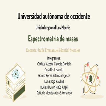 Espectrometria de masas | PDF
