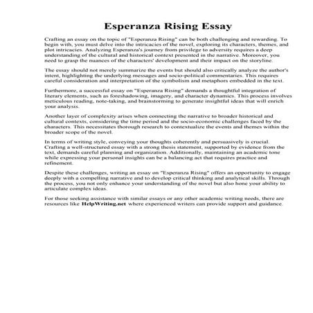 Esperanza Rising Essay.pdf