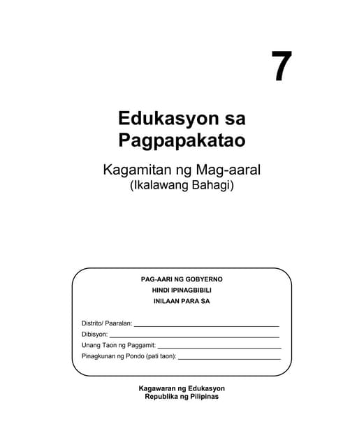 Sample Semi-Detailed LP EsP 7 | PDF