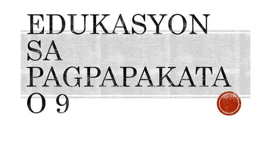 7 ESP 9 - Quarter 2 values education module | PDF