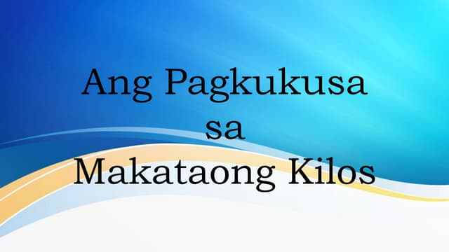 ESP 10 Q2 Module 4 ADM MODULE.. PANANAGUTAN SA KAHIHINATNAN NG KILOS AT ...