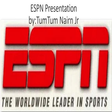 ESPN Presentation | PDF