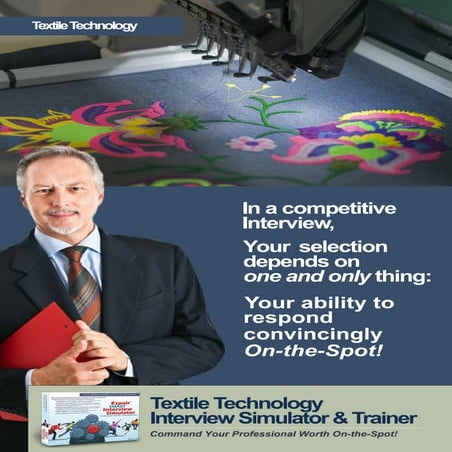 Textile Technology Job Interview / Viva Voce Simulator & Trainer | PDF