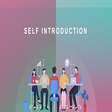 Job interview slides for self introduction | PDF