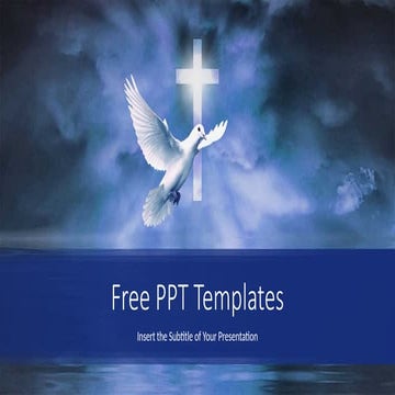 Espíritu Santo Plantilla Powerpoint Pptx