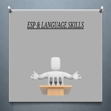 ESP & SPEAKING SKILLS: THEORIES AND PRACTICES.pptx