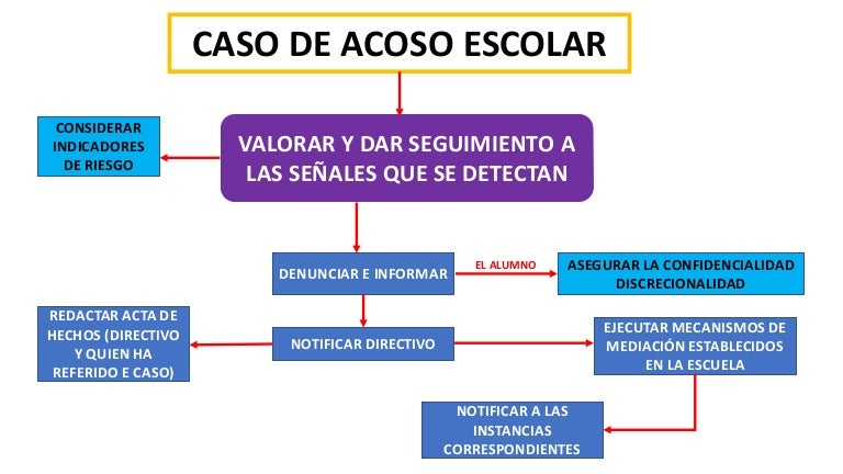 Esquema acoso escolar Esquema acoso escolar