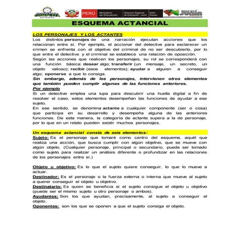 Esquema Actancial | PPT