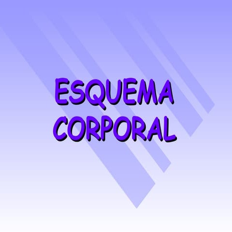 Esquema corporal | PPT
