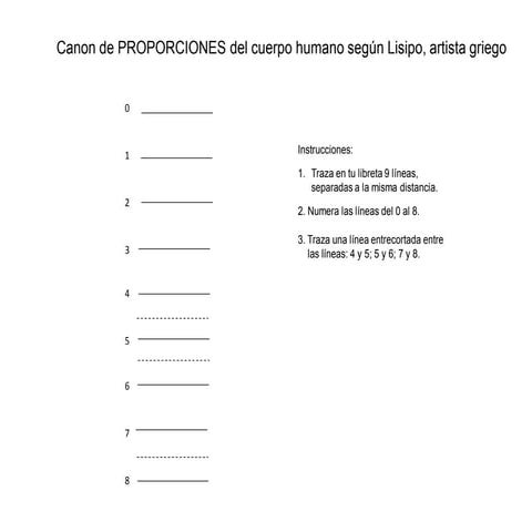 Esquema De Proporciones Del Cuerpo Pdf