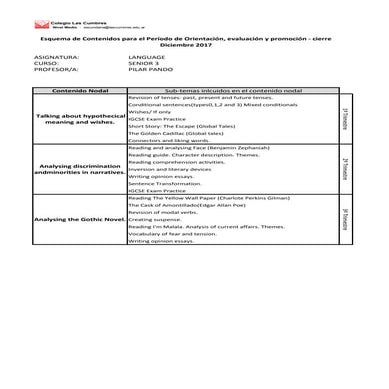 Esquema language s3 | PDF