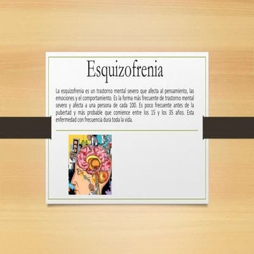 Esquizofrenia | PPTX