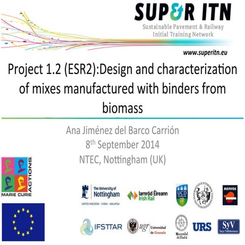 ESR 2 project SUP&R ITN | PPT