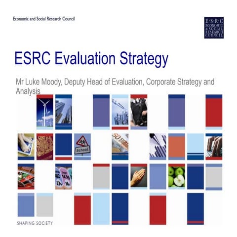 ESRC Evaluation strategy | PPTX