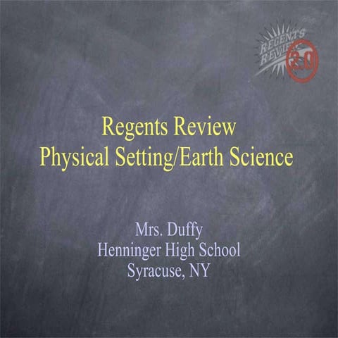 Earth Science Review | PPT