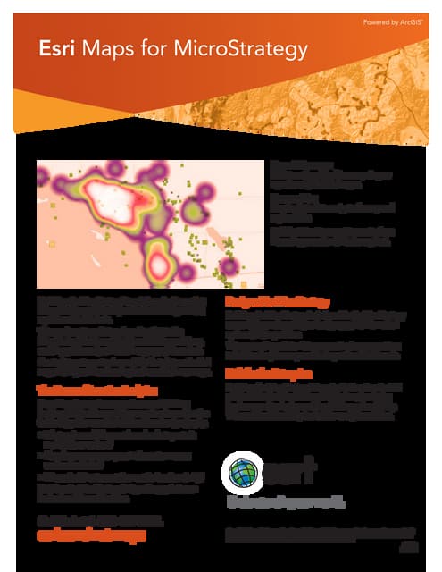 Esri Maps for IBM Cognos | PDF