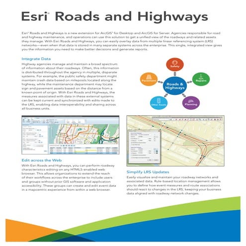 Esri Roads and Highways | PDF