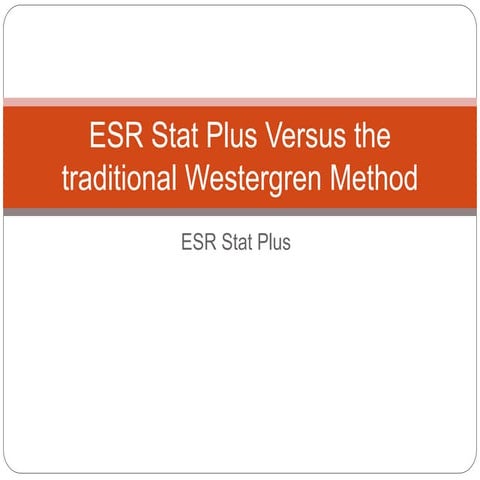 A Brief Overview of Westergren Testing