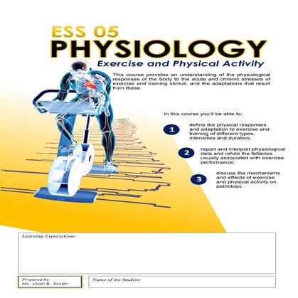 ORIGIN OF PHYSIOLOGY: EXERCISE AND PHYSICAL ACTIVITY | PDF