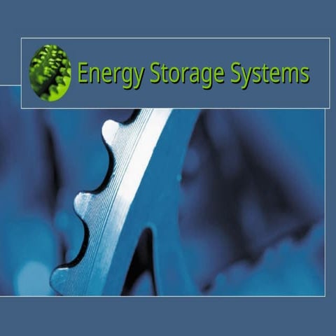 Electrical Energy storage systems presentation.ppt