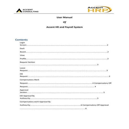 Employee Self Software |AccentConsulting | PDF