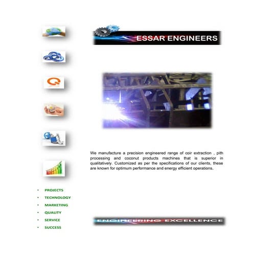 Essar Engineers, Coimbatore, Coir Machine | PDF
