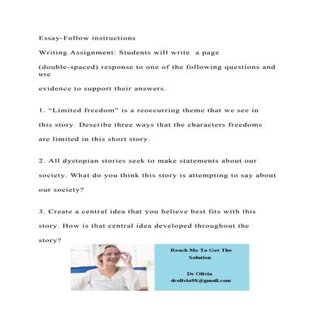 Essay-Follow instructionsWriting Assignment Students will write.docx