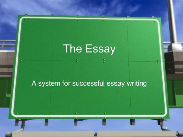 Essay Writing (Structure) | PPT