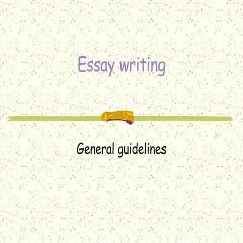 Essay Writing | PPT